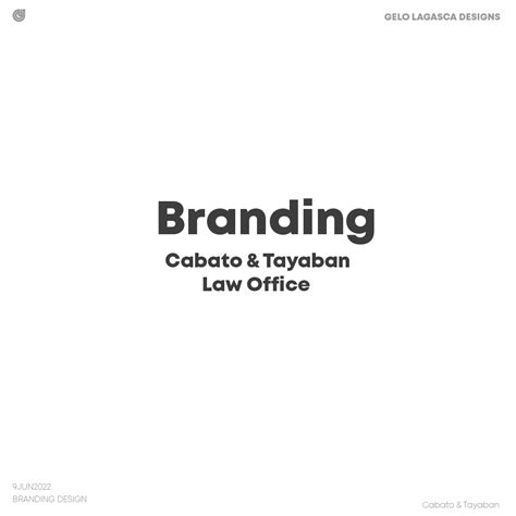 Cabato And Tayaban Law Office 6 Images Behance