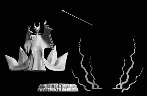 3d File Maleficent Maléfica 🦹・3d Print Design To Download・cults