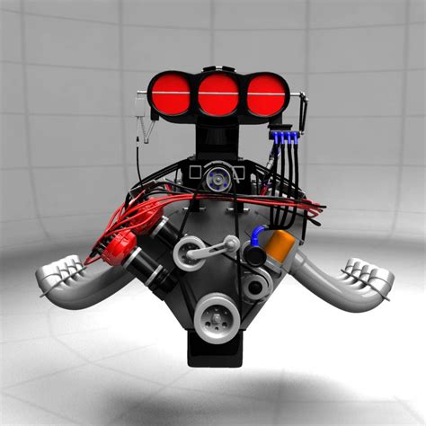 Top Fuel Dragster Engine