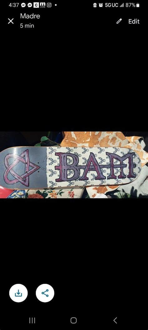 2002 Bam Him Edition Deck Signed By The Man Himself Rletstalkbam