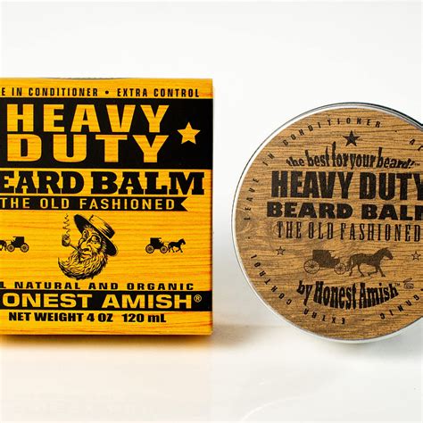 Buy Honest Amish Heavy Duty Beard Balm New Large 4 Ounce Twist Tin Online
