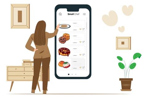 Premium Vector Vector Girl With App On Smartphone Renting Car Using