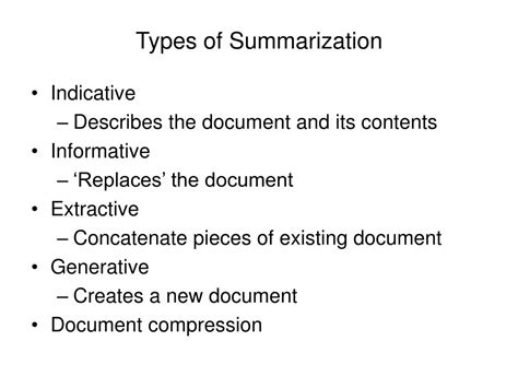 Ppt Speech Summarization Powerpoint Presentation Free Download Id5290022