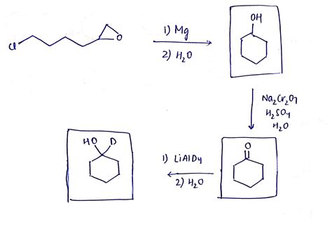 [Solved] Draw structure. 1) Mg 2) H2O CI Na2 Cr207 H2SO4 HO 1) LiAIDA 2) H2O K | Course Hero