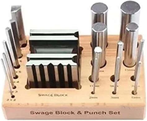 Swage Block Set For Jewelry Making Round And Square Forming And Shaping