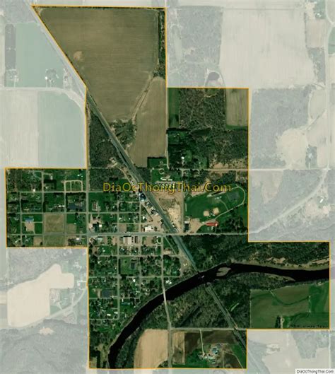 Map Of Sheldon Village Wisconsin Thong Thai Real