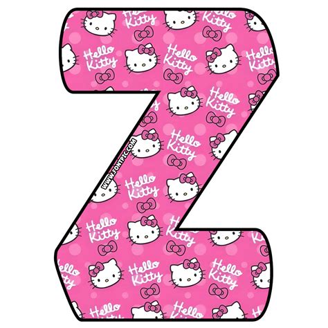 Hello Kitty Letter Z