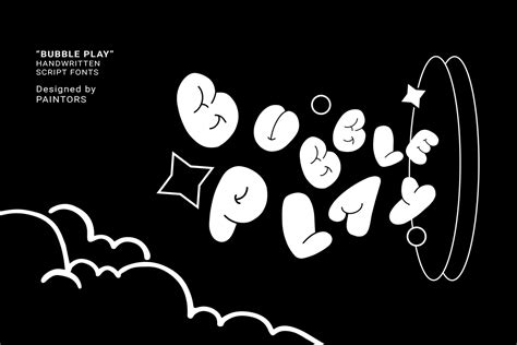 Bubble Play Typeface Behance