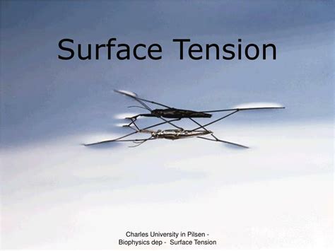 Ppt Surface Tension Powerpoint Presentation Free Download Id 4795871