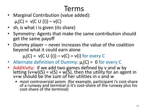 Ppt Cooperativecoalitional Game Theory Powerpoint Presentation Free