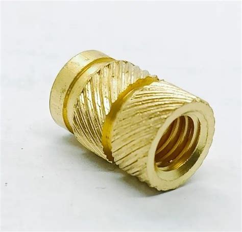 Round M6 Brass Insert For Hardware Fitting At ₹ 120piece In Jamnagar
