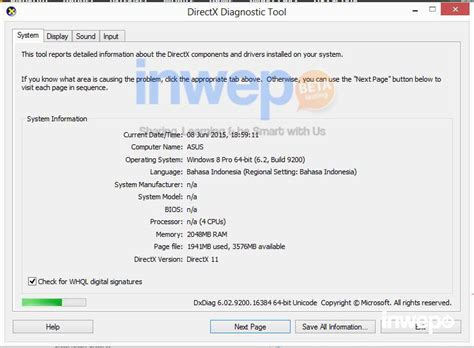 Cara Mengecek Spesifikasi Laptop Sebelum Membeli Inwepo