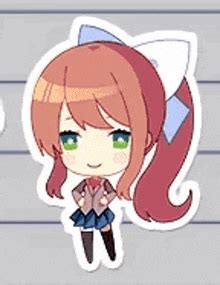 Ddlc Monika  Ddlc Monika Doki Doki Literature Club Discover