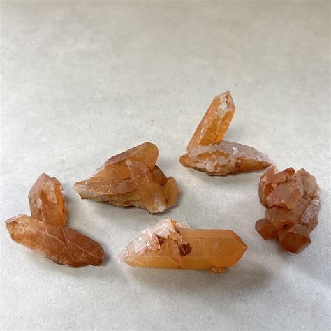 Tangerine Quartz Clusters Tqc40 D1 Chakra Wholesale