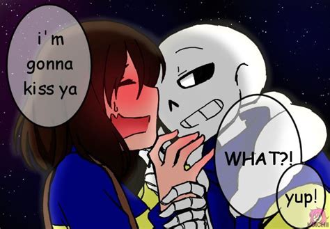 Frans Anime Undertale Undertale Funny Sans X Frisk Comic