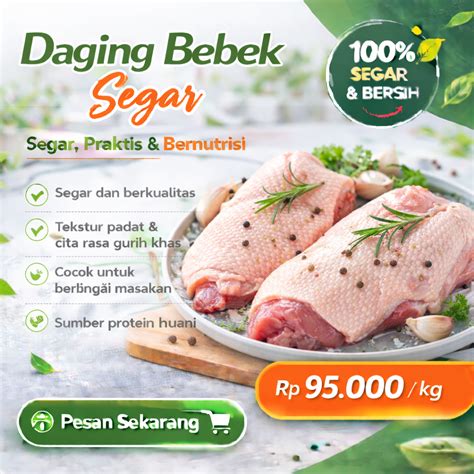 Daging Bebek Segar Berkualitas Untuk Aneka Masakan Lezat Solusi