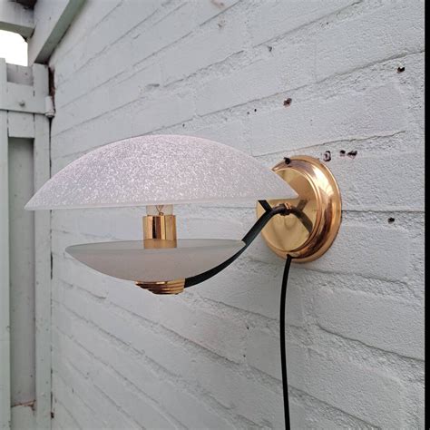 Beautiful Glass Wall Lamp Hollywood Regency Style 1980s Etsy