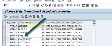 Solved No Work Schedule Rule For Key S W820noossh 2014 Sap Community