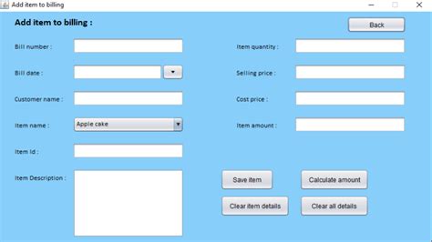 Bakery Billing System Project In Java With Source Code And Report