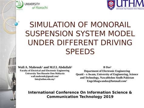 Pdf Simulation Of Monorail Suspension System Model Under Different