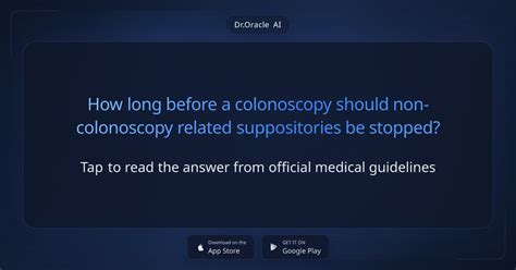 How Long Before A Colonoscopy Should Non Colonoscopy Related