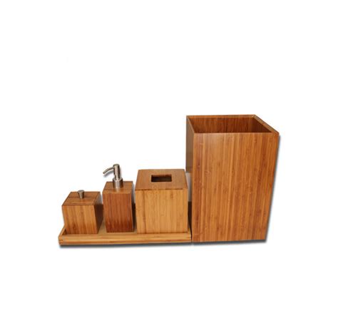 อุปกรณ์ห้องน้ำ Bamoo ที่มีคุณภาพดีชุดสำหรับซัพพลายเออร์สปาและผู้ผลิตจีน โรงงานผลิตภัณฑ์ที่