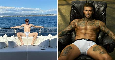 Cruz Beckhams Bulge Goes Viral After He Parodies Dad