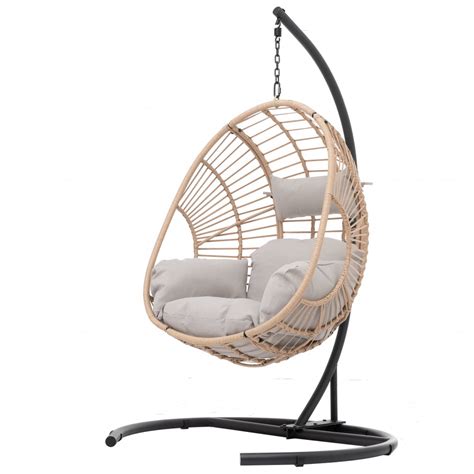 Outdoor Indoor Swing Egg Chairpe Wicker Hammock Chair With Uv