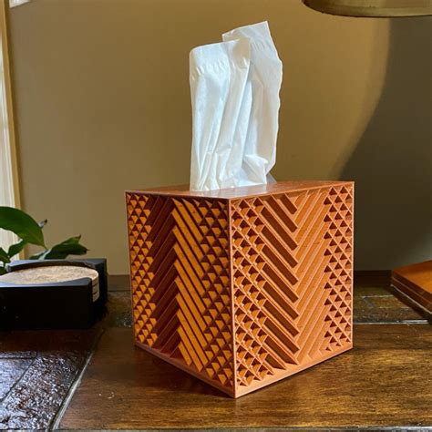 3d Print Of Tissue Cubes Facial Tissue Box Covers Or Regular Boxes
