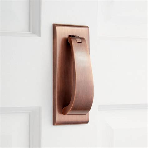 Spahn Brass Door Knocker Antique Copper Signature Hardware