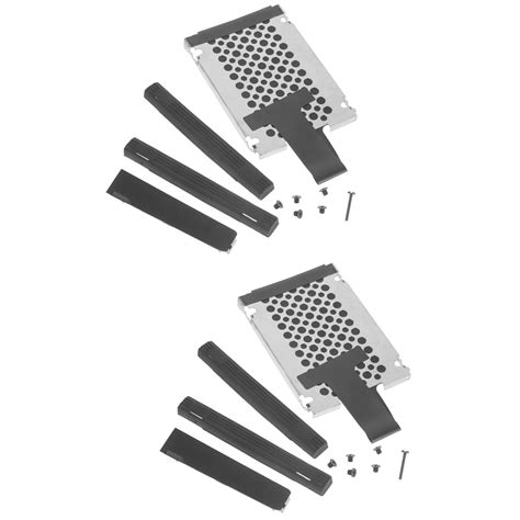 Homemaxs 2 Sets Hard Drive Cage Hard Disk Tray Hdd Mounting Bracket Hdd Adapter Compatible For