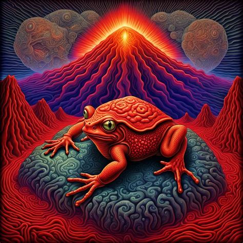 Volcanic Toad Ai Generated Artwork Nightcafe Creator