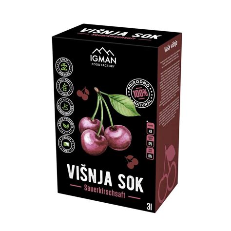 Sok Višnja Bag In Box 3l Igman Biotime Mostar