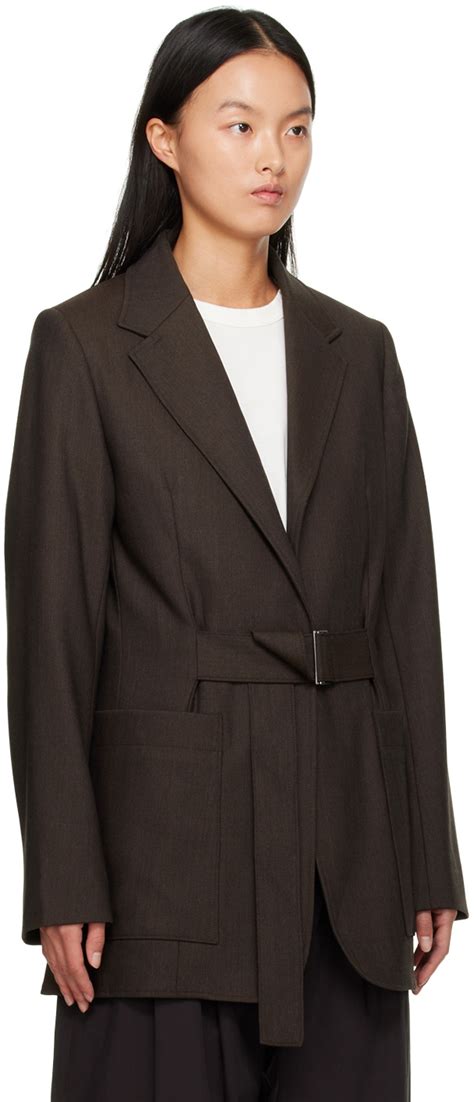 Studio Nicholson Brown Somner Blazer Studio Nicholson