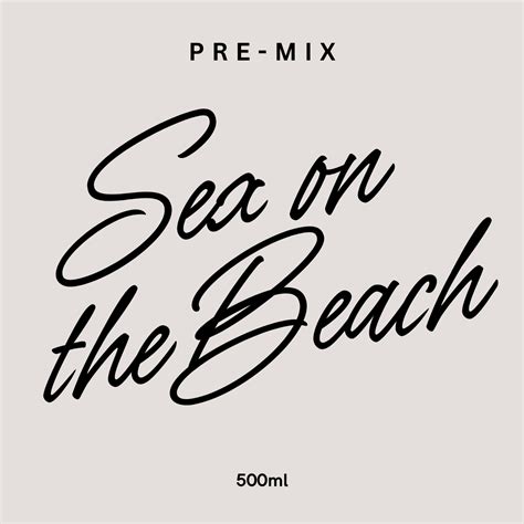 Sex On The Beach Cocktail Premix Cocktail Mix Nz