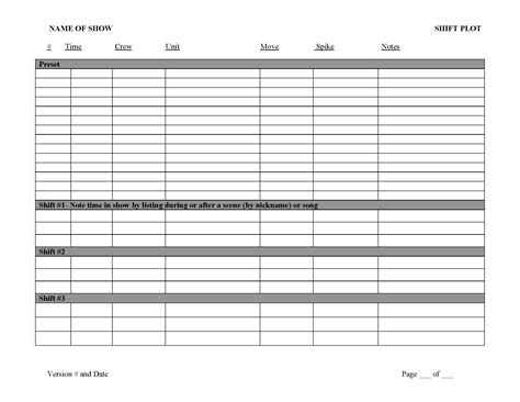 What Is A Shift Plot In Theatre At Tayla Hunter Blog