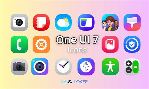 One Ui 7 New Aesthetic To All The Stock App Icons