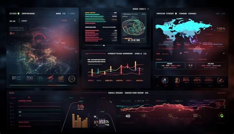 A Detailed Image Of A Cybersecurity Dashboard With Encryption Metrics And Live Threat Alerts
