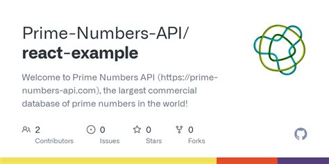 Github Prime Numbers Api React Example Welcome To Prime Numbers Api Prime Numbers