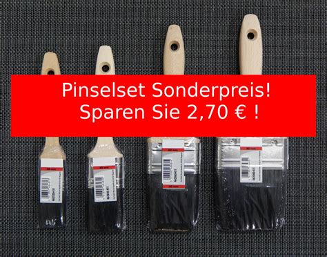 Flachpinsel Set Premium Kx 9 Borste Farben Naumann
