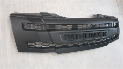 Nissan Pathfinder R51 Pre Facelift Full Grill Replacement Black Logo