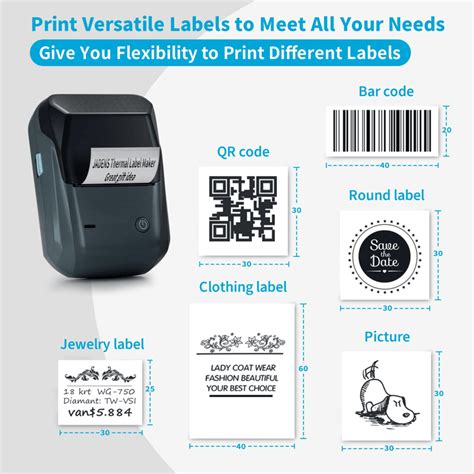 Jadens B1 Bluetooth 2 Inch Label Maker Printer