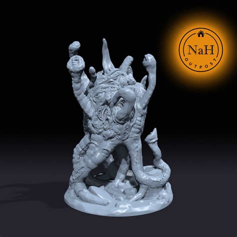 Vorax The Eye Of Insanity Gibbering Mouther Aberration Maddening Maw Miniature For Dandd