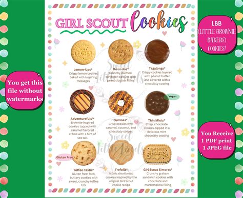 Girl Scout Cookies Images Printable
