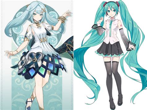 Faruzan Looks Like Hatsune Miku Is It True Gamedaim Global