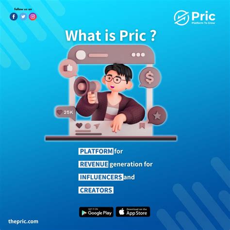 Boost Your Earnings As An Influencer Or Creator With Pric Pric