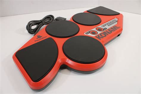 Konami Ru021 Drummania Drum Mania Controller With Pedal Playstation Ps1