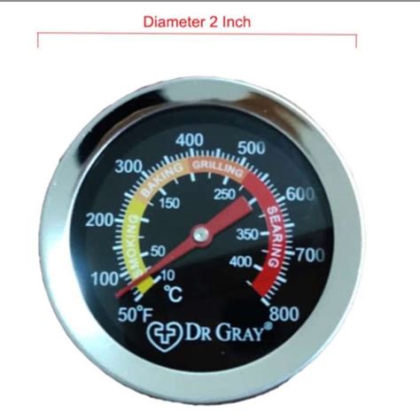 Promo Termometer Analog Jarum Makanan Bimetal Food Thermometer10 400c