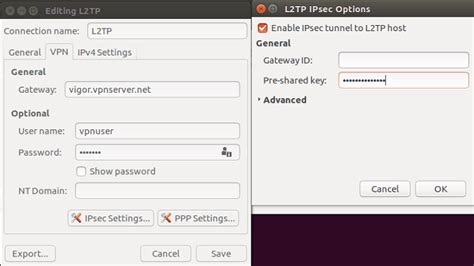 L TP Over IPsec VPN From Ubuntu To Vigor Router DrayTek