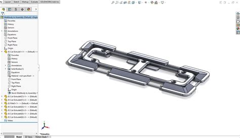 Goengineer On Linkedin Create A Solidworks Assembly From A Multibody Part